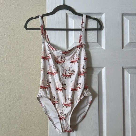 Emilia Wickstead | Swim | Emilia Wickstead Sailboat One Piece Swimsuit ...